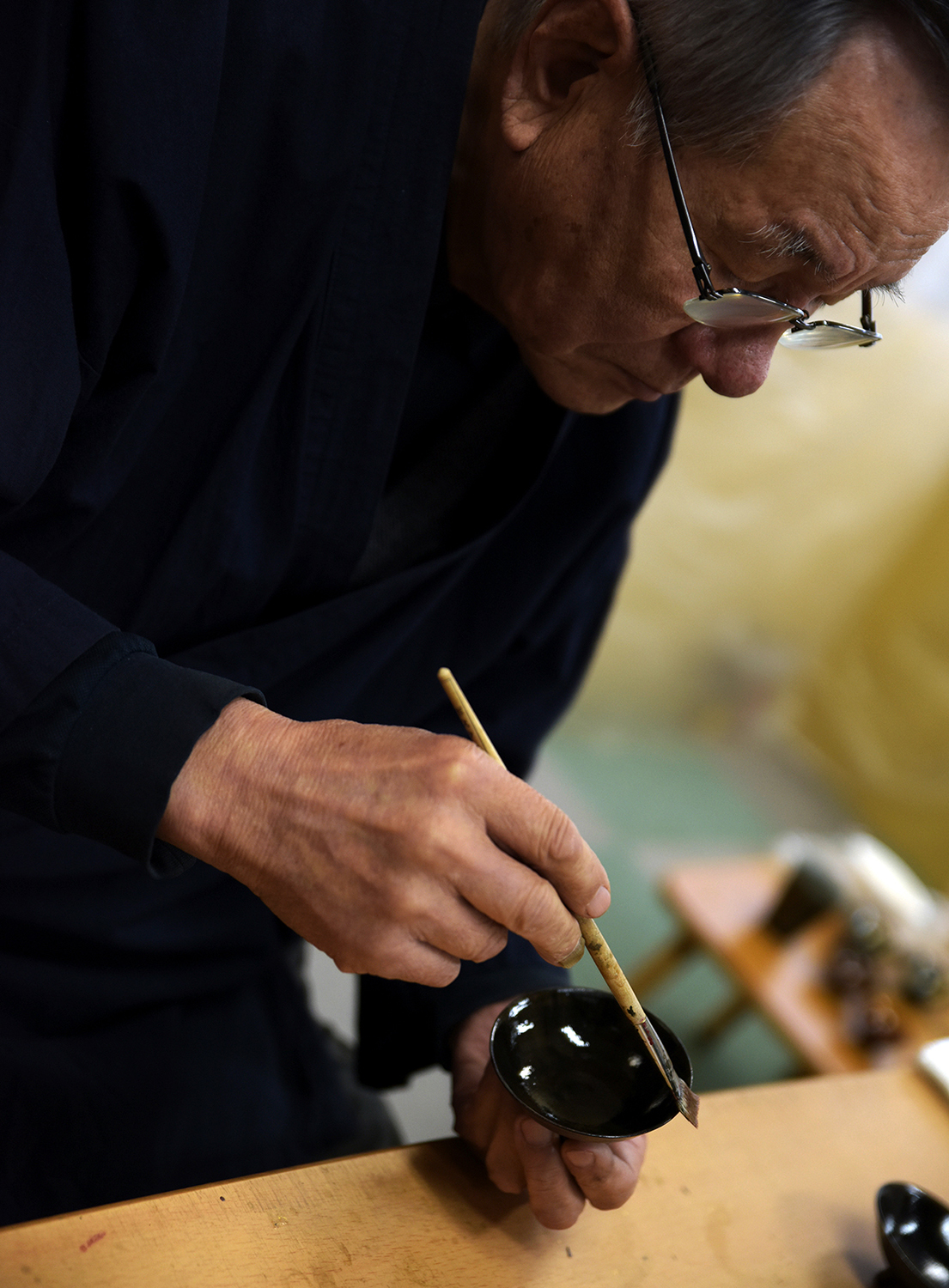 Golden sake cup|Handmade|Takatori ware|Dazaifu|Jobido